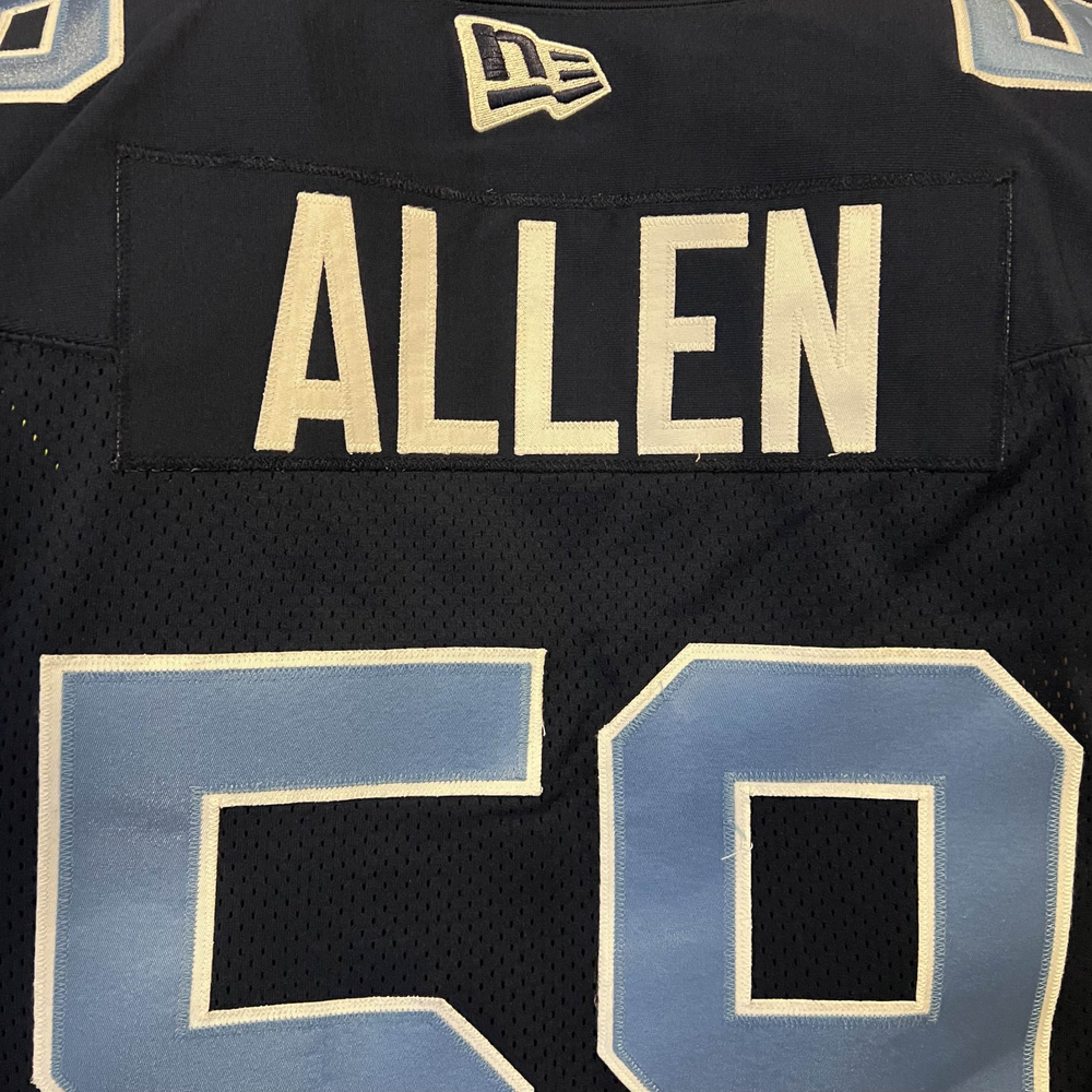 #59 Dejon Allen 2022 Championship Season Game Worn Jersey (Navy) | Real ...