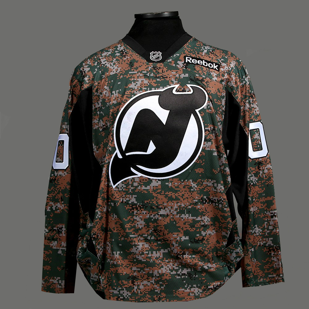 Kyle Palmieri Military Appreciation Night Camo Warm-Up Autographed ...
