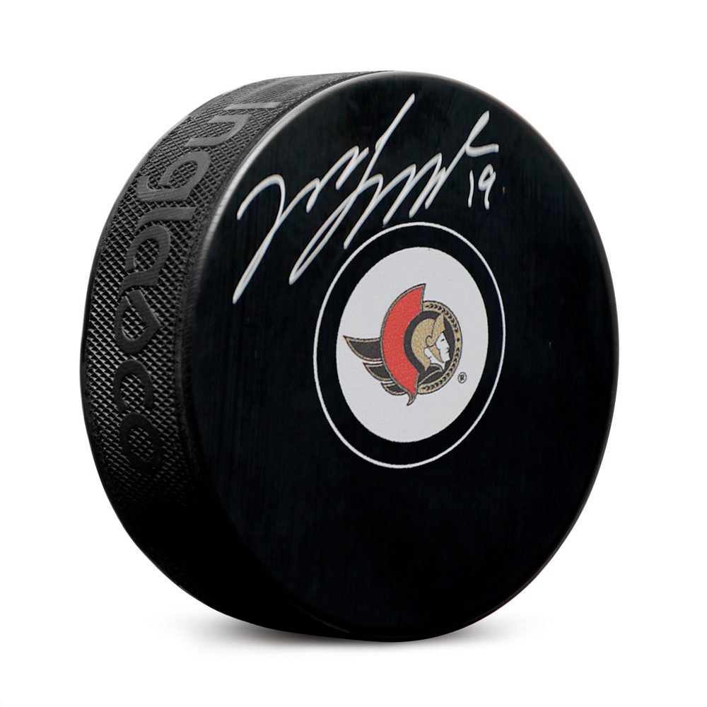 Jason Spezza Autographed Ottawa Senators Classic Logo Puck - NHL Auctions