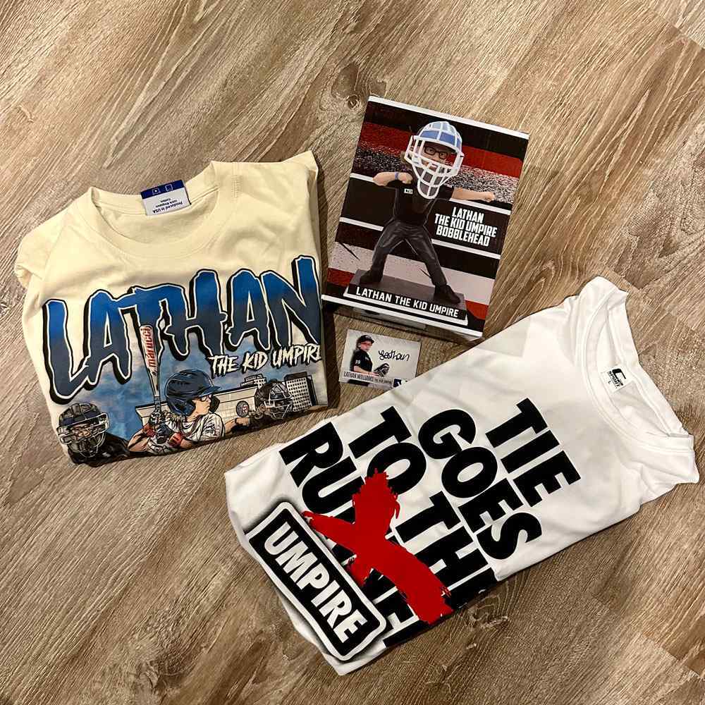 UMPS CARE AUCTION: Lathan the Kid Umpire Package | MLB Auctions