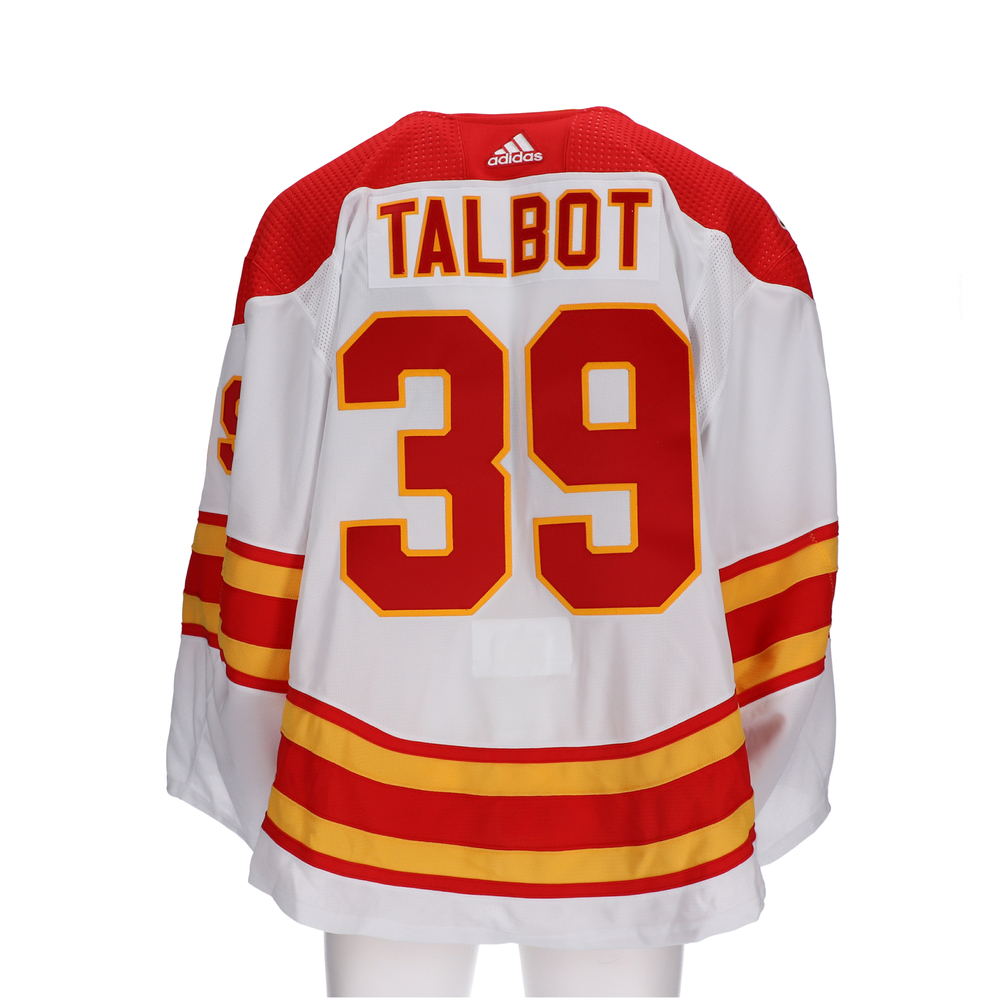 Cam Talbot Calgary Flames Game-Used 2019 NHL Heritage Classic Jersey ...