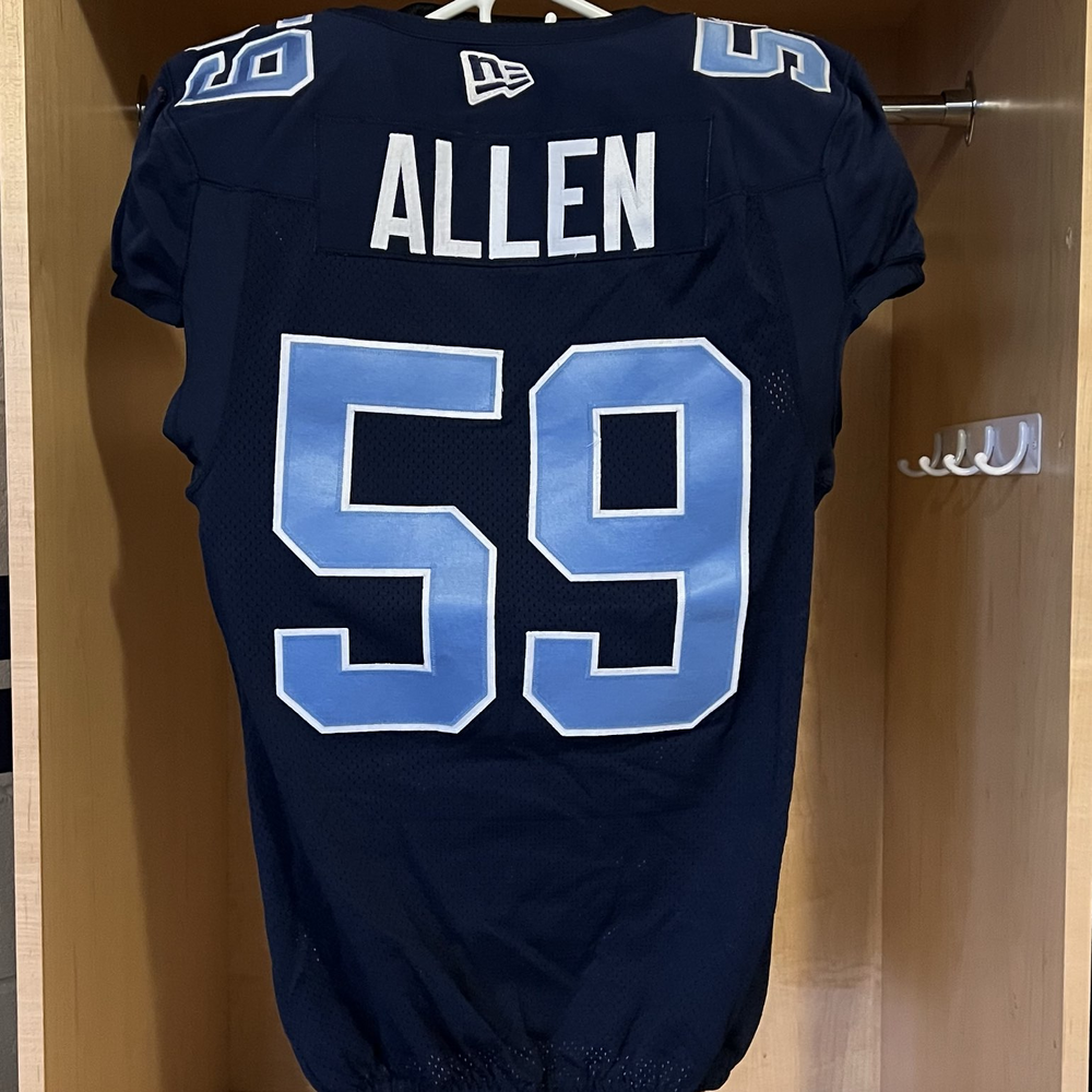 #59 Dejon Allen 2022 Championship Season Game Worn Jersey (Navy) | Real ...