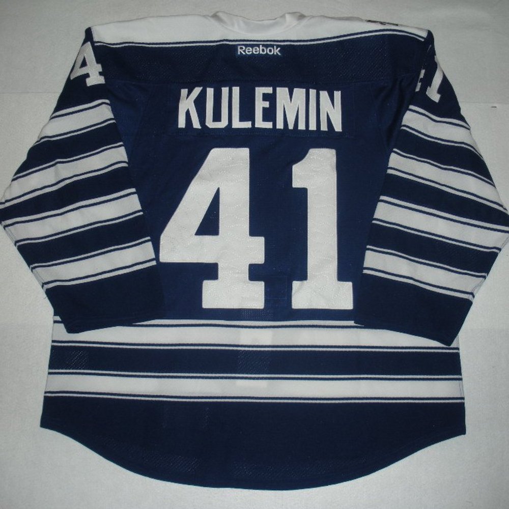 #41 Nikolai Kulemin - 2014 Winter Classic - Toronto Maple Leafs - Blue ...