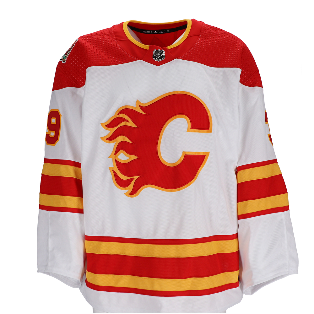 Cam Talbot Calgary Flames Game-Used 2019 NHL Heritage Classic Jersey ...