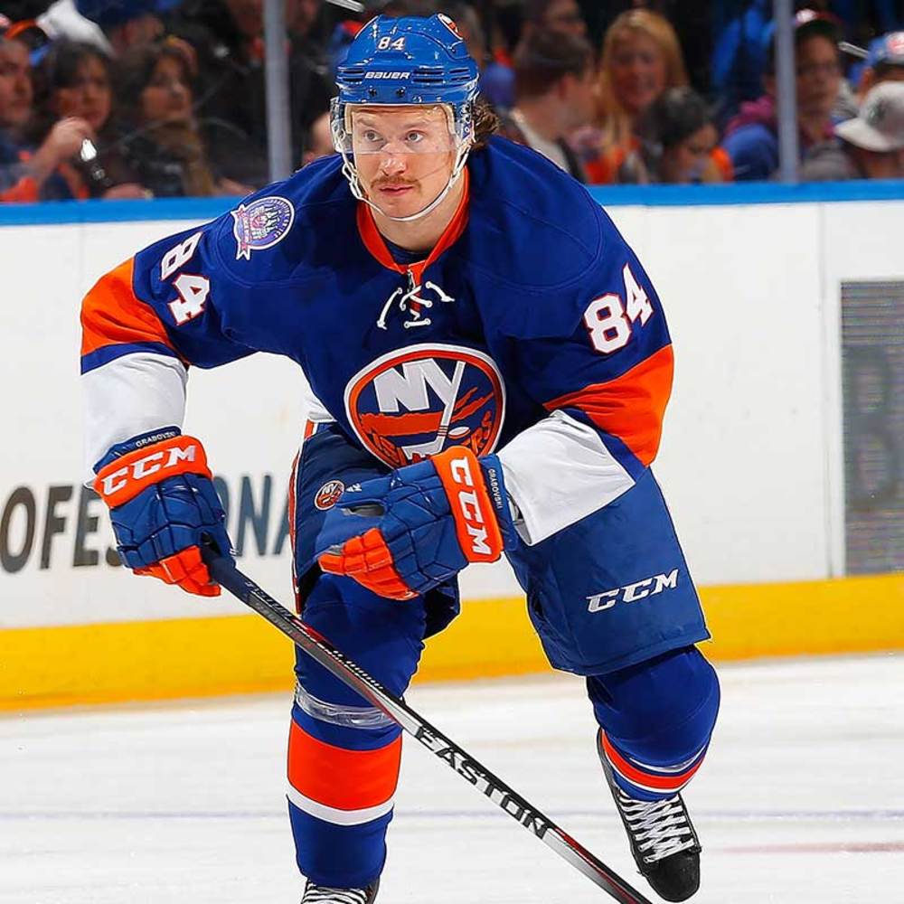 Mikhail Grabovski- Islanders Fight Cancer Warm-Up Jersey -New York ...