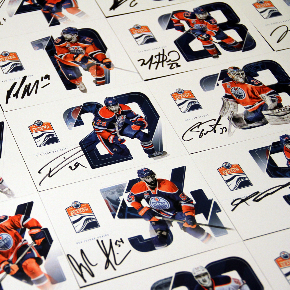 Autographed 2016-17 Edmonton Oilers Hockey Talks Ltd Edition Hockey ...
