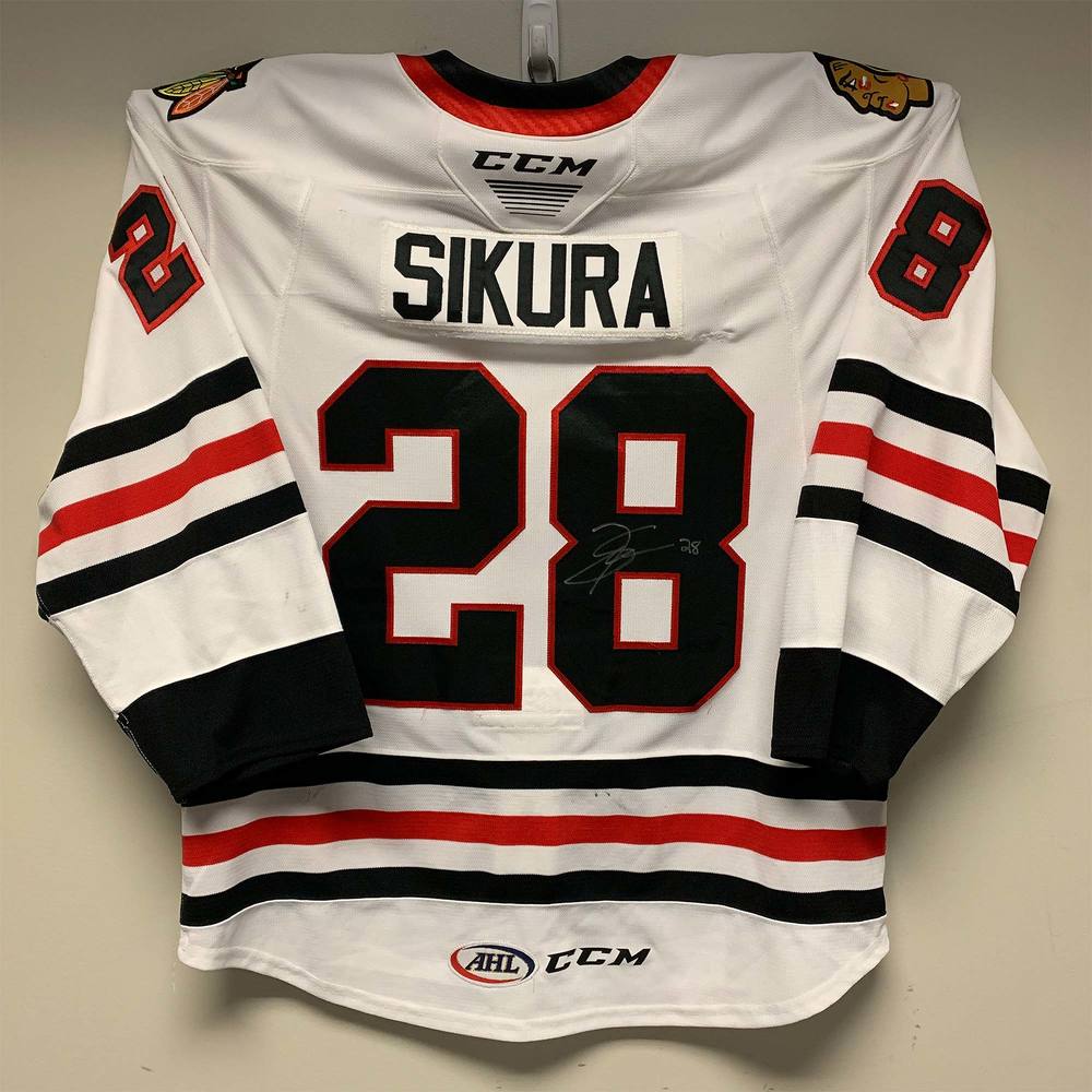 AHL Authentic - Rockford IceHogs Assistant Captains Jersey Worn and ...