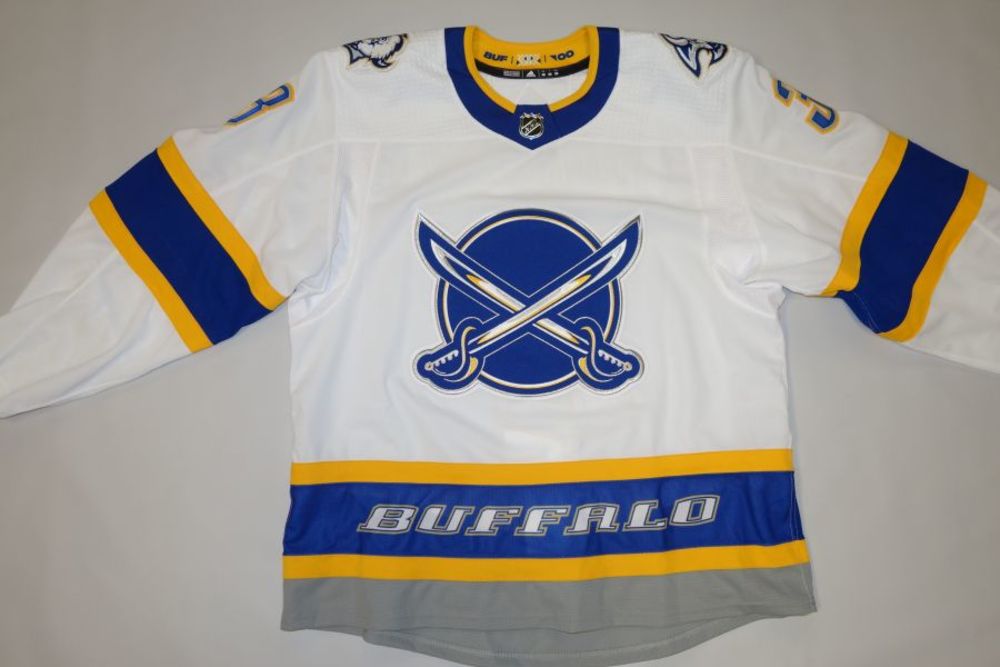 William Borgen 2021 Buffalo Sabres Reverse Retro Jersey - NHL Auctions