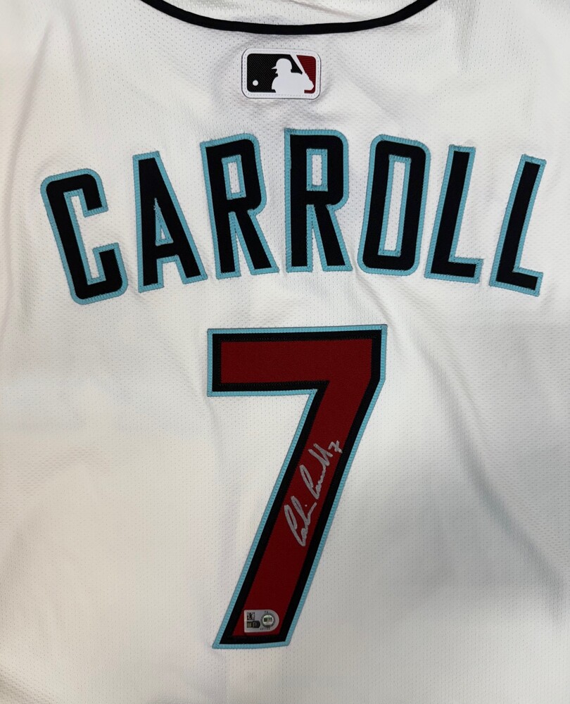 Corbin Carroll Autographed Diamondbacks Authentic Jersey | MLB Auctions