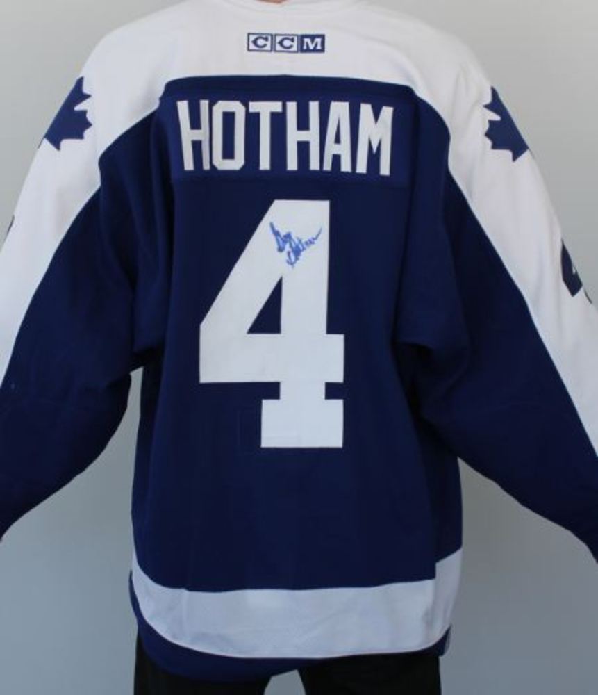 Greg Hotham Autographed and Worn Winter Classic Alumni Jersey - NHL ...