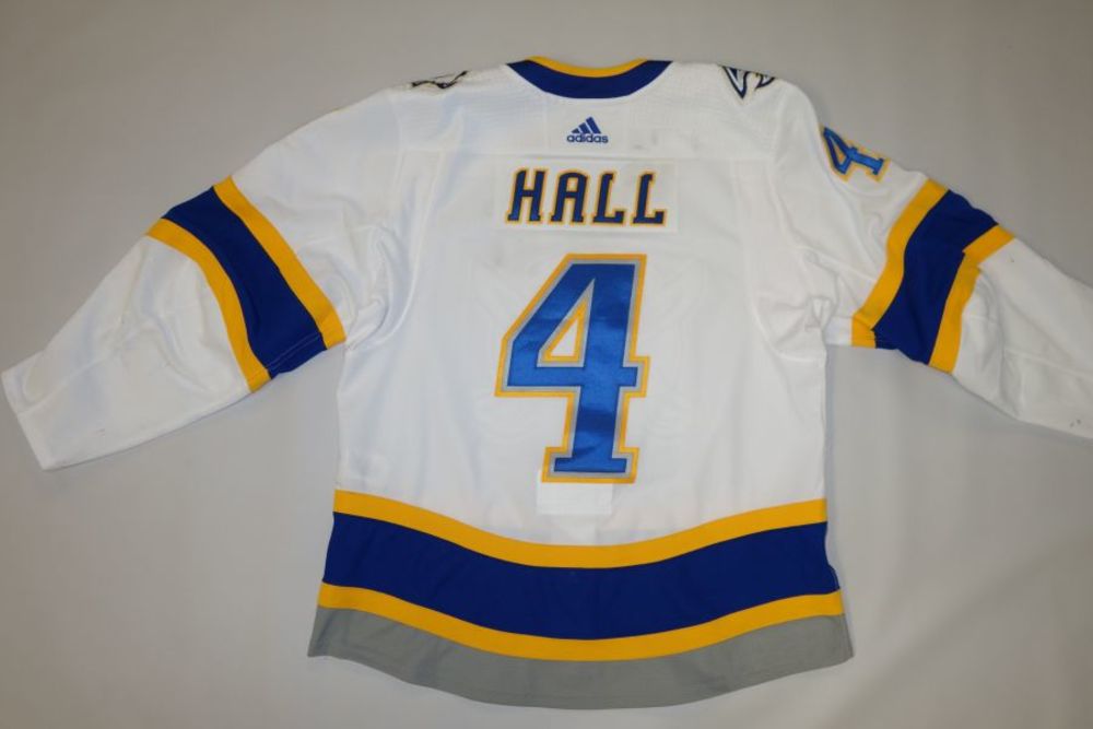 Taylor Hall 2021 Buffalo Sabres Reverse Retro Jersey (2) - NHL Auctions