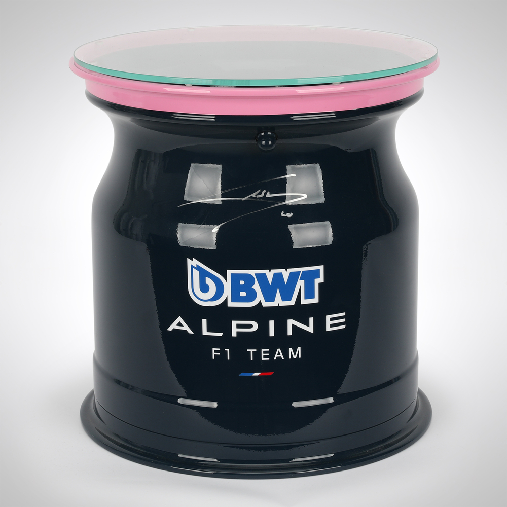 BWT Alpine F1® Team 2023 Decorated Front Wheel Rim Table - Signed By ...