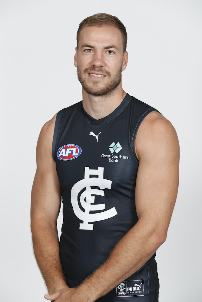 2023 AFL Home Guernsey #1 - Harry McKay | The Carlton Shop Auctions