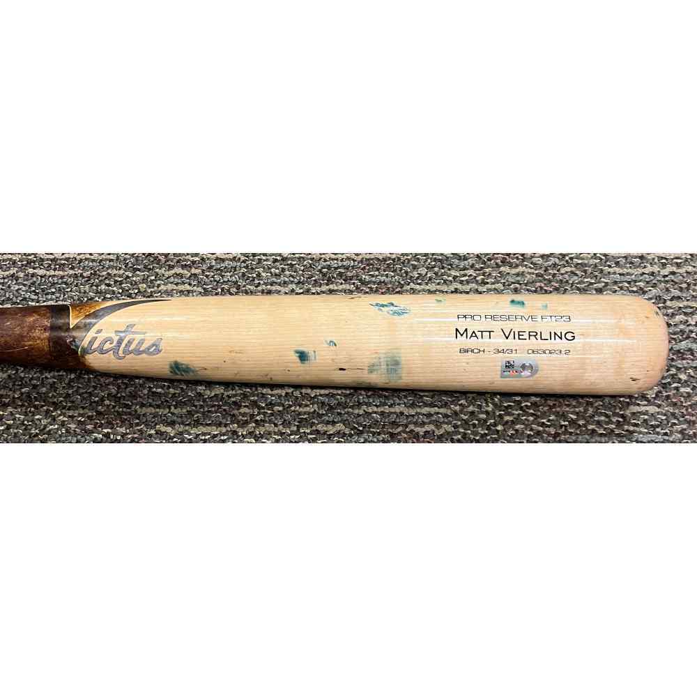 Matt Vierling Detroit Tigers Game-Used Broken Bat (MLB AUTHENTICATED ...
