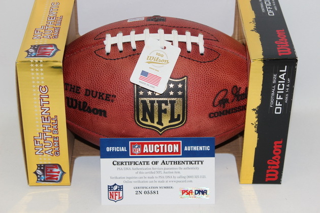 NFL Auction | PANTHERS - KONY EALY SIGNED AUTHENTIC FOOTBALL