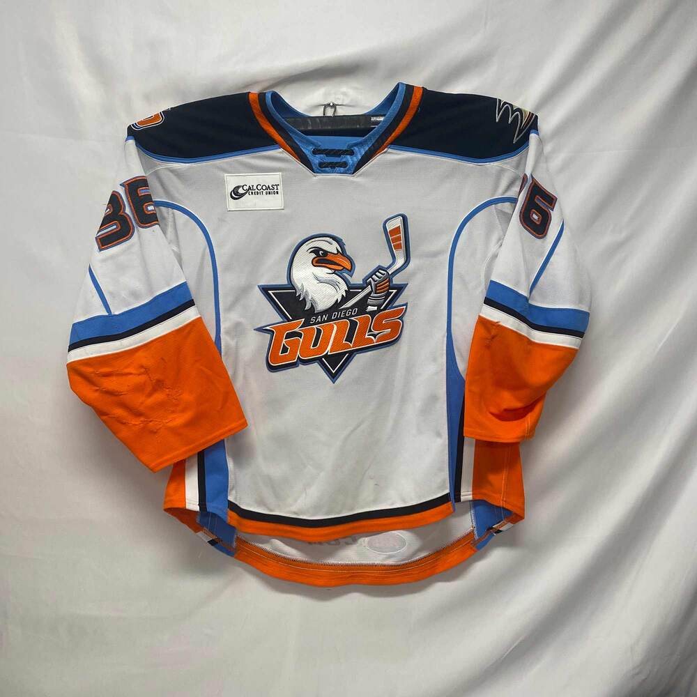 AHL Authentic - 2021-22 San Diego Gulls Game Worn and Signed by #36 ...