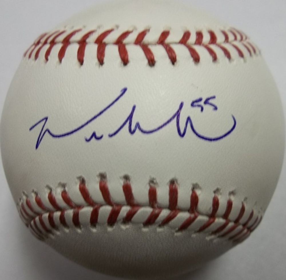 Michael Saunders Autographed Baseball | MLB Auctions
