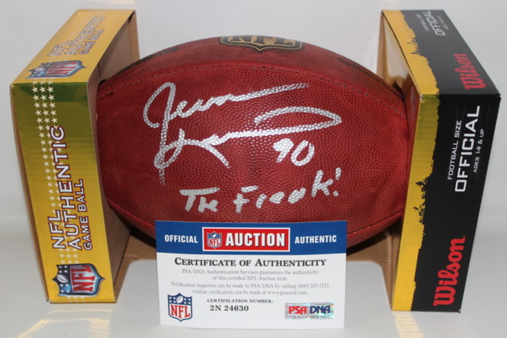 NFL - EAGLES JEVON KEARSE SIGNED AUTHENTIC FOOTBALL | The official ...