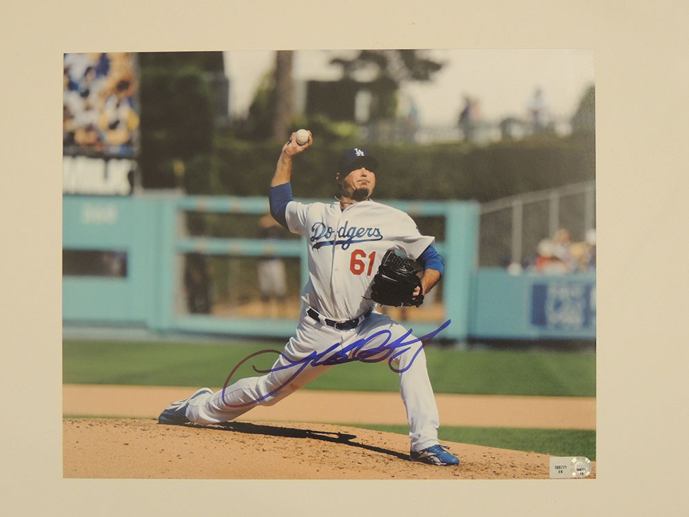 LA Dodgers Foundation Holiday Auction: Josh Beckett Autographed Picture ...