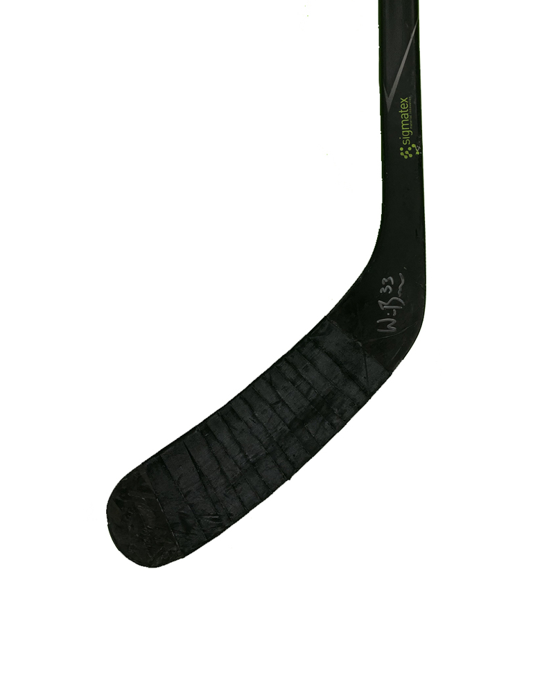 #33 William Borgen Game Used Stick - Autographed - Buffalo Sabres - NHL ...