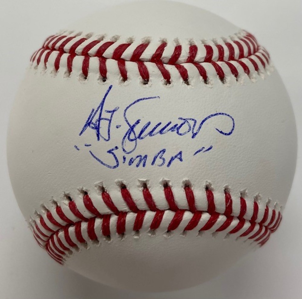 Ted Simmons Autographed "Simba" Baseball | MLB Auctions
