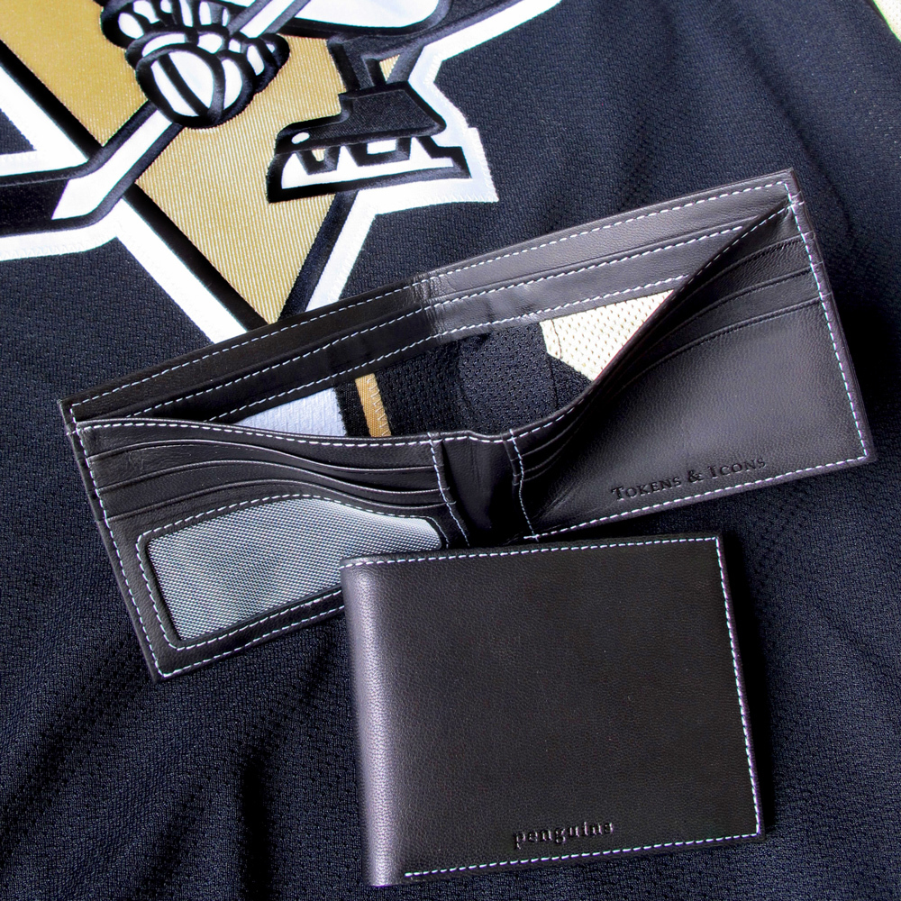 NHL Game Used Uniform Emblem Billfold Wallet - Edmonton Oilers - NHL ...