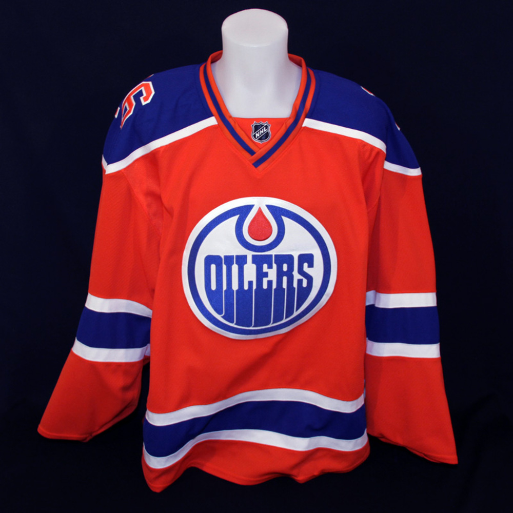 Teddy Purcell #16 - Autographed 2015-16 Edmonton Oilers vs Calgary ...