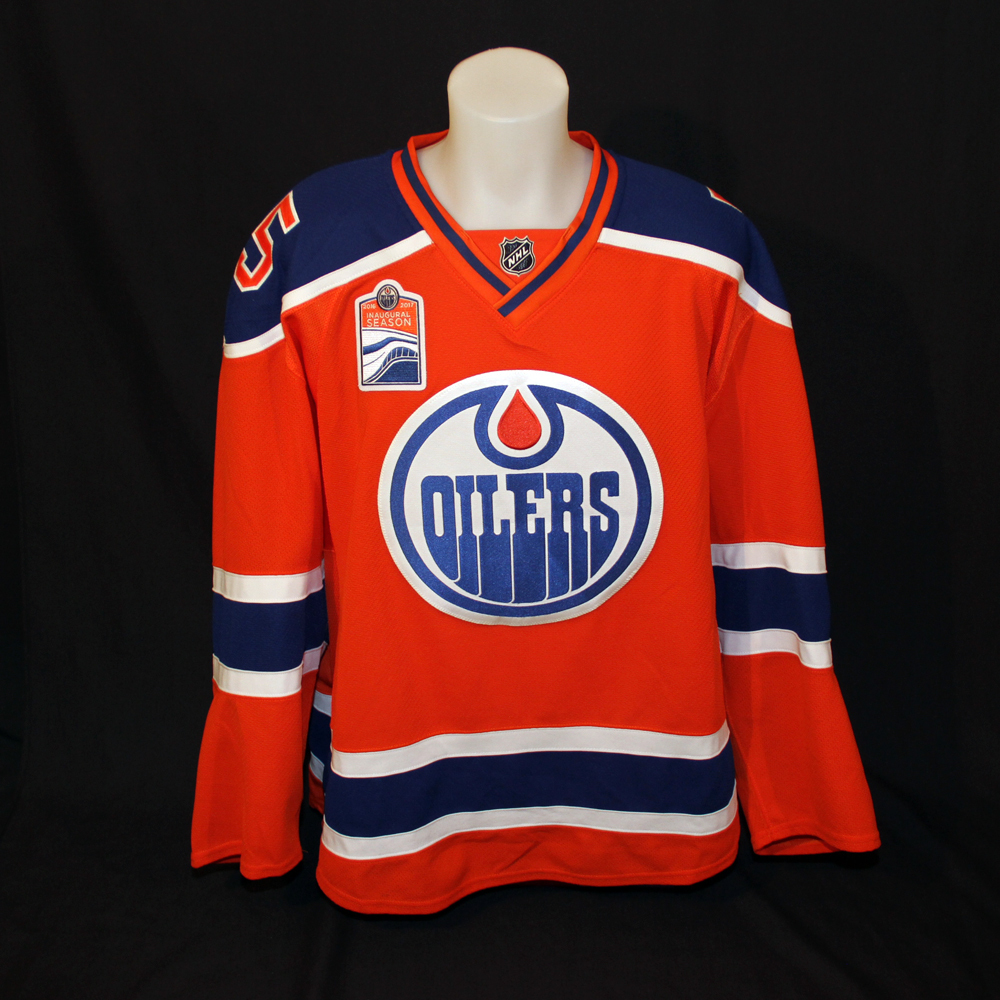 Mark Letestu #55 - Autographed 2016-17 Edmonton Oilers vs Washington ...