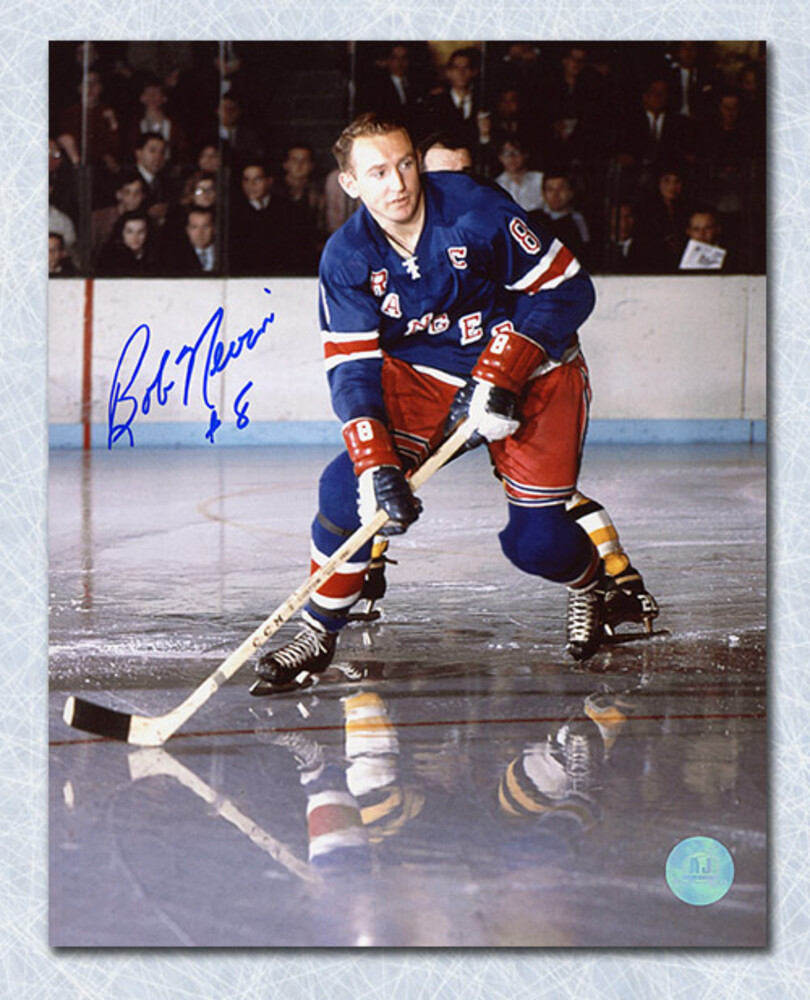 Bob Nevin New York Rangers Autographed 8x10 Photo - NHL Auctions