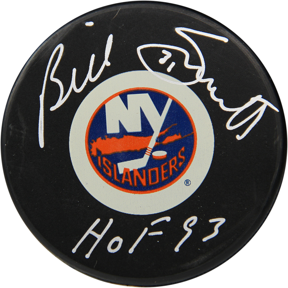Billy Smith Signed Islanders Puck w/ "HOF 93" Insc. (Sport Authentix ...