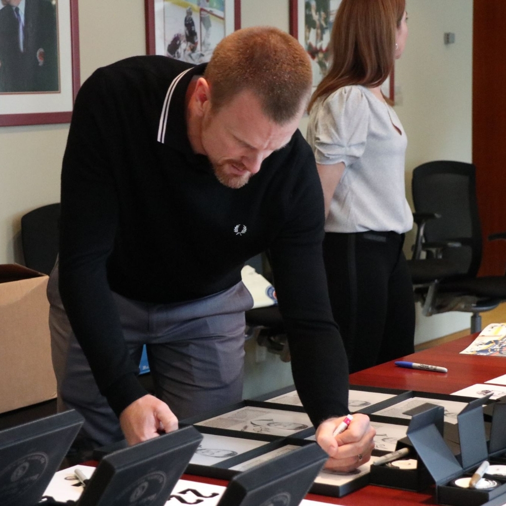 Daniel Sedin Autographed Legends Line Honoured Member Plaque - Limited ...