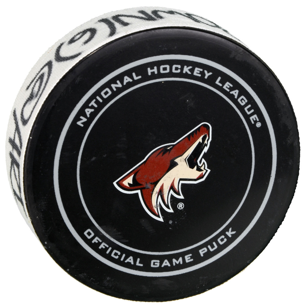 Dustin Brown Los Angeles Kings Game-Used Goal Puck from February 2 ...