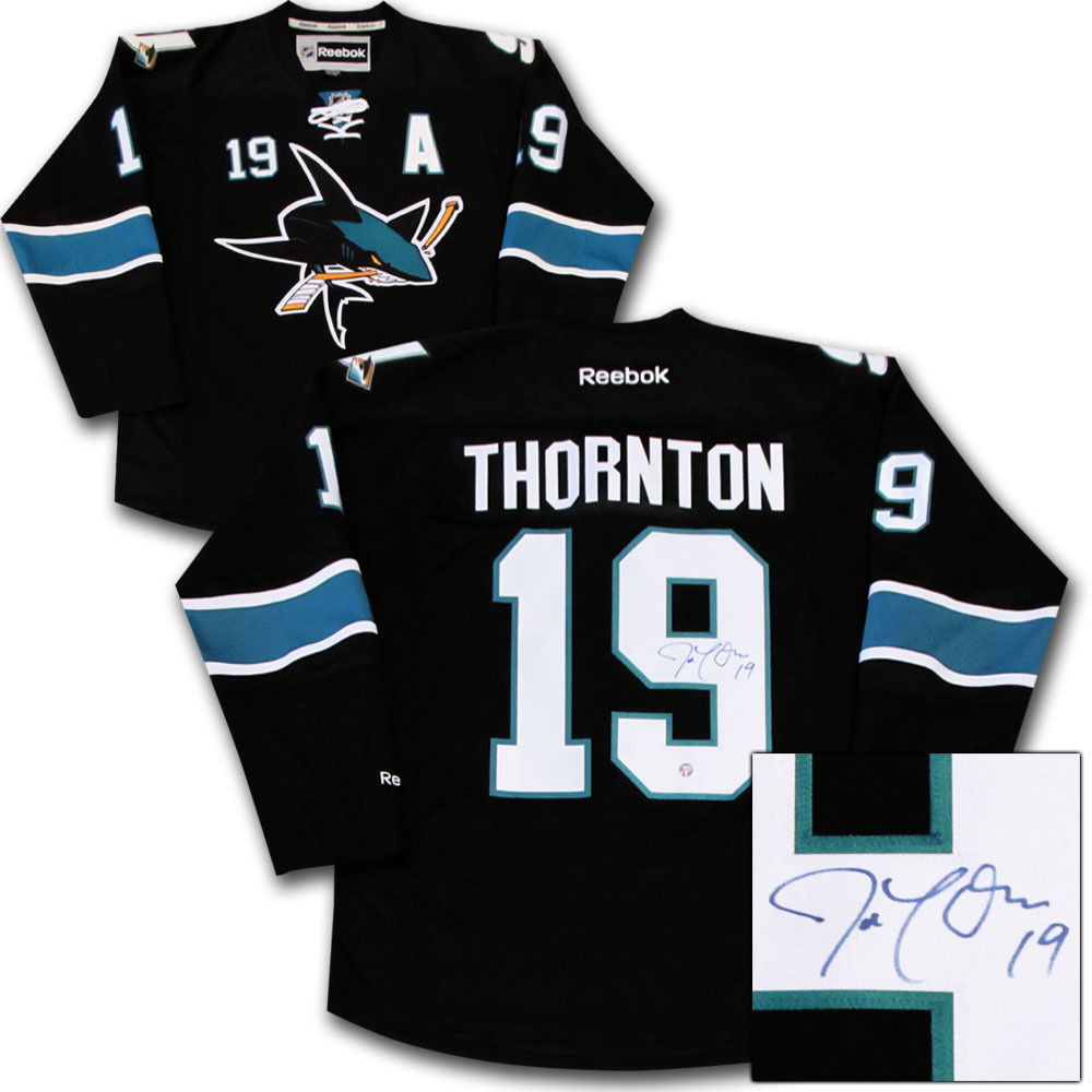 Joe Thornton Autographed San Jose Sharks Jersey - NHL Auctions
