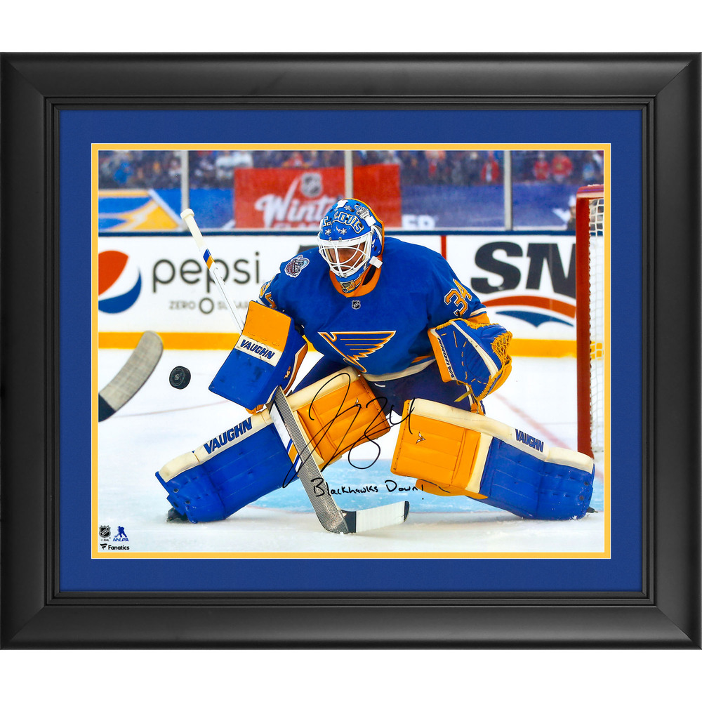 Jake Allen St. Louis Blues Framed Autographed 16" x 20" 2017 Winter ...