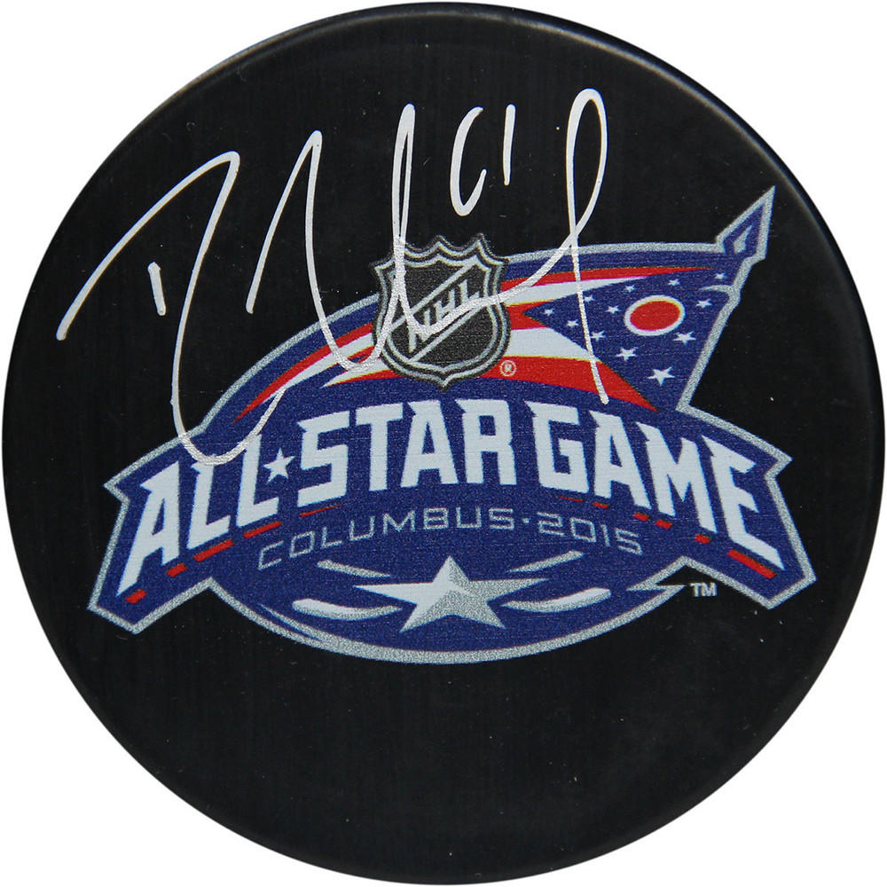 Rick Nash Signed 2015 NHL All Star Game Puck - NHL Auctions