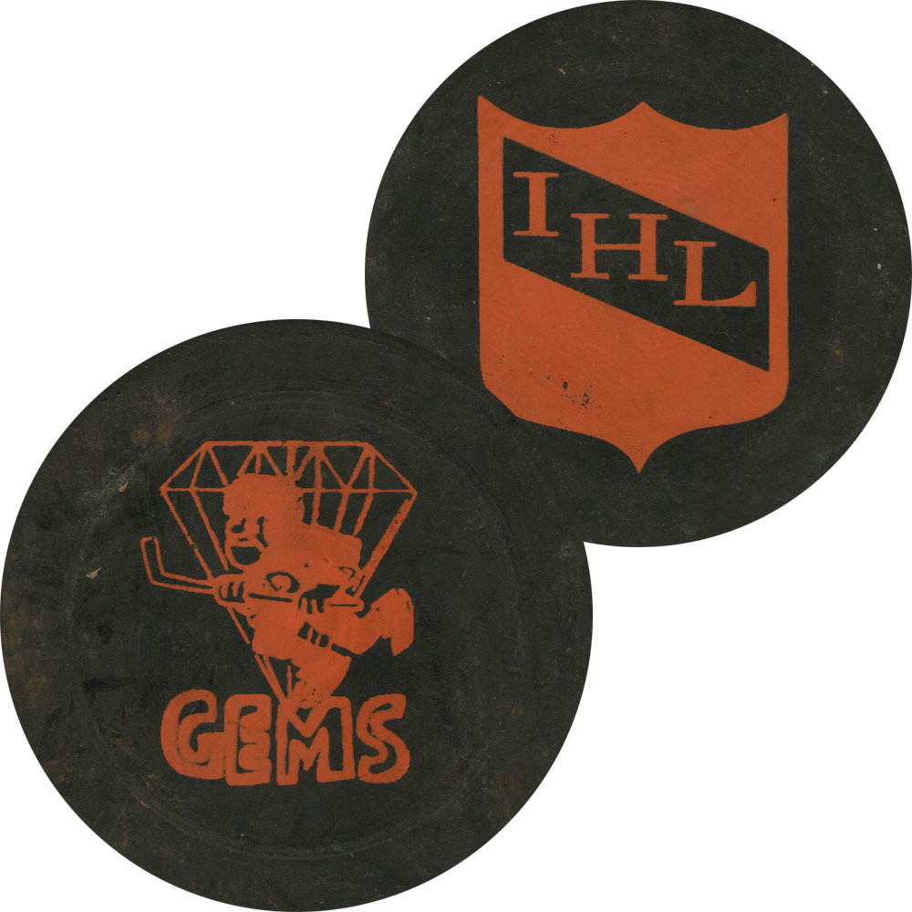 Classic Dayton Gems (IHL) Official Game Puck - 1973-75 - NHL Auctions