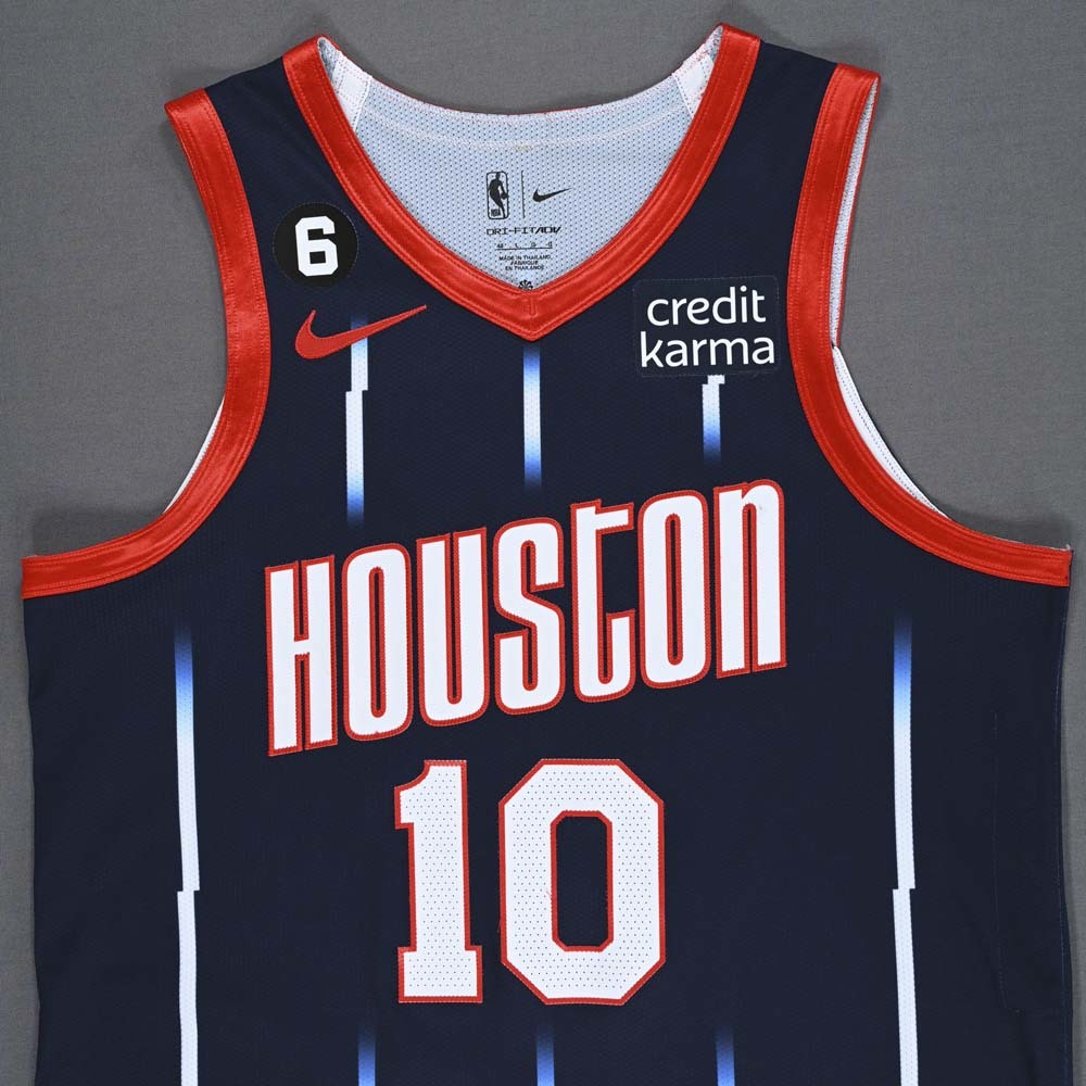 Eric Gordon - Houston Rockets - Game-Worn City Edition Jersey - Scored ...