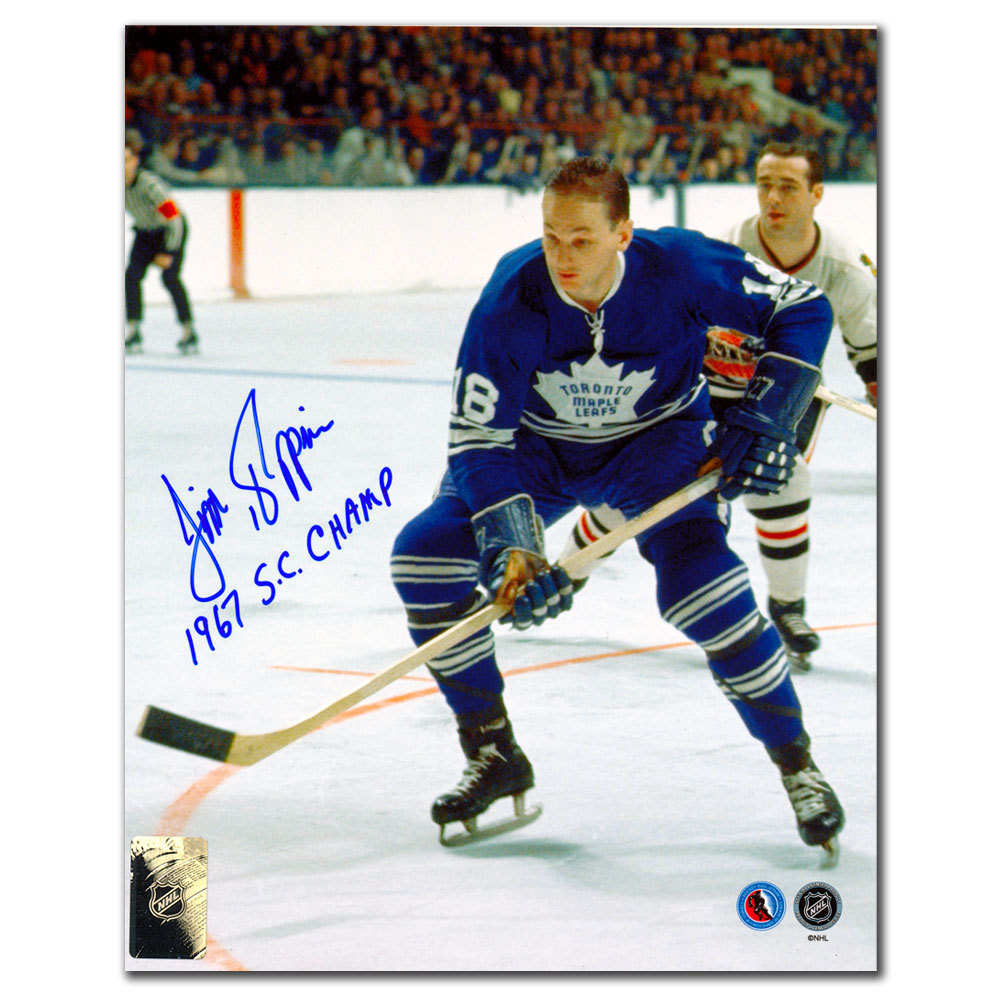 Jim Pappin Toronto Maple Leafs 1967 Cup Autographed 8x10 - NHL Auctions