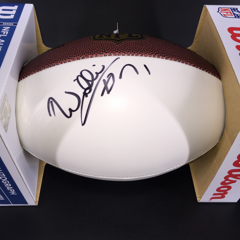 NFL - Bengals Willie Anderson Signed Panel Ball | The official auction ...