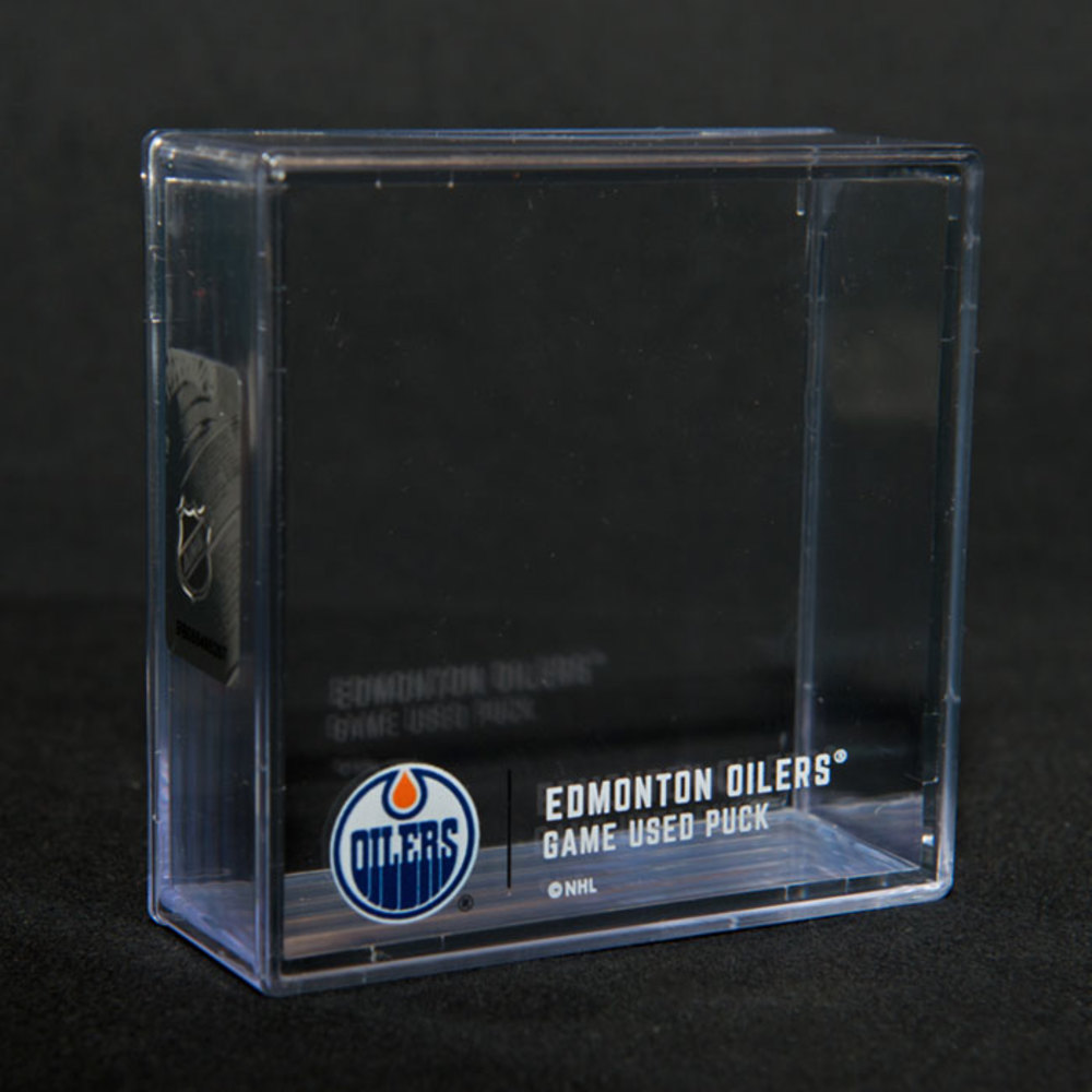 Ty Rattie #8 - Autographed Edmonton Oilers Goal Puck From March 25 ...