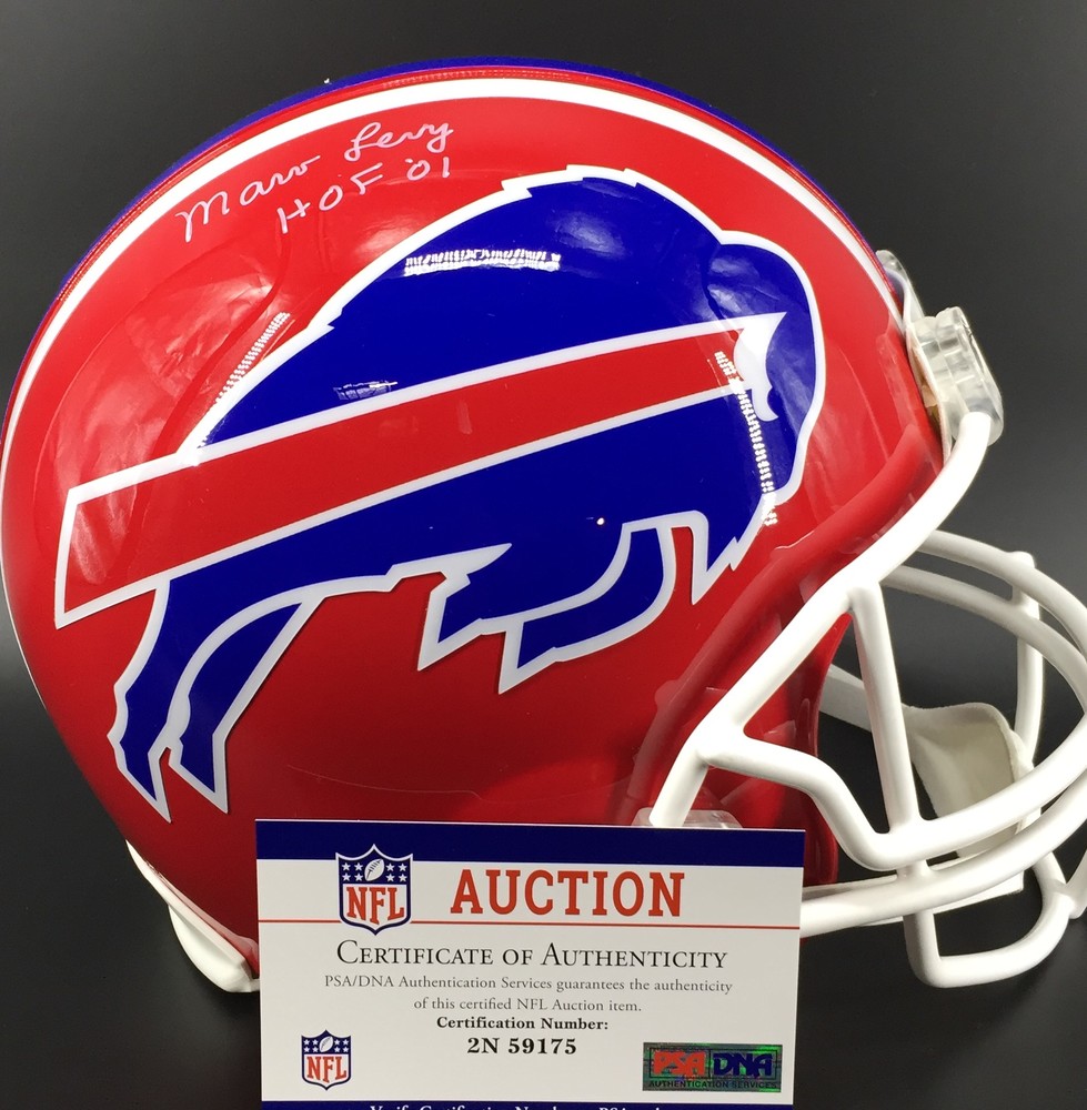 HOF - Bills Marv Levy Signed Proline Helmet | The official auction site ...