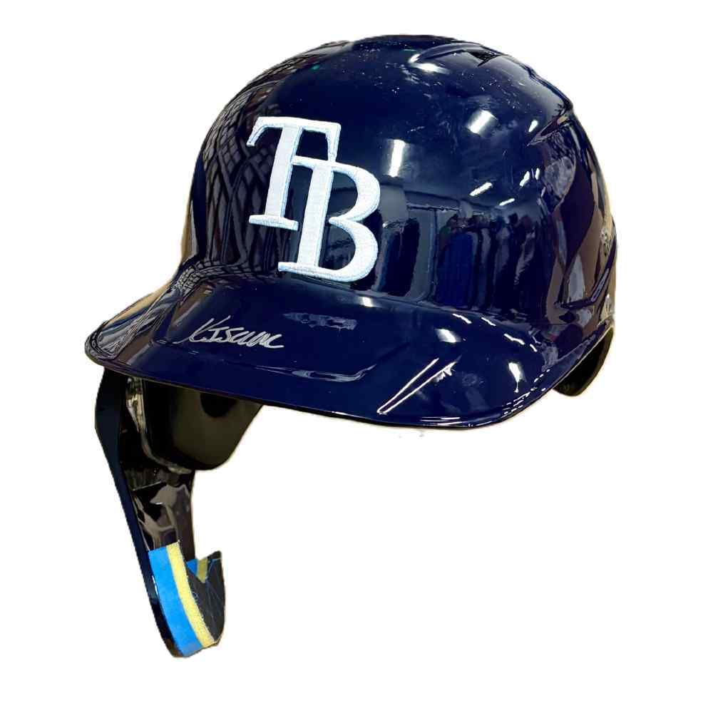 Team Issued Autographed TB Batting Helmet: Xavier Isaac - 2025 | Tampa ...