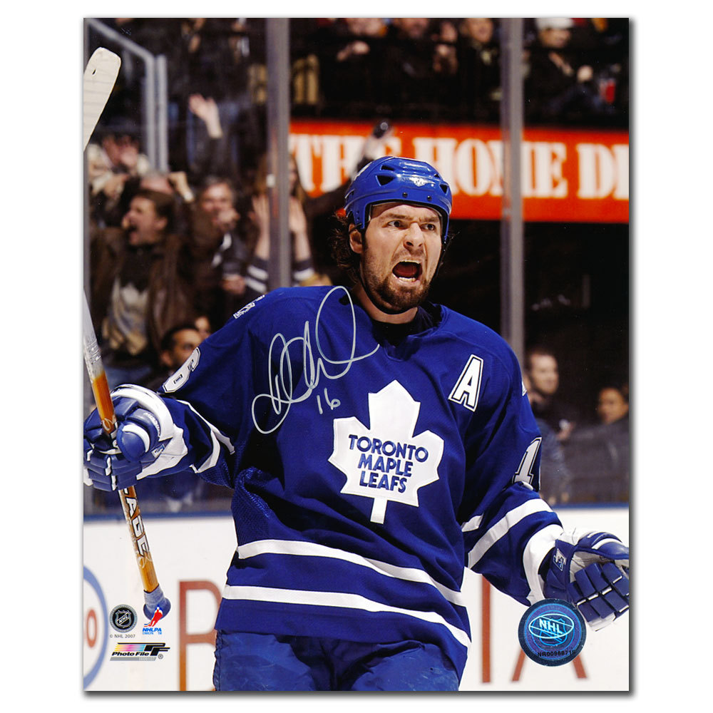 Darcy Tucker Toronto Maple Leafs WARRIOR Autographed 8x10 - NHL Auctions