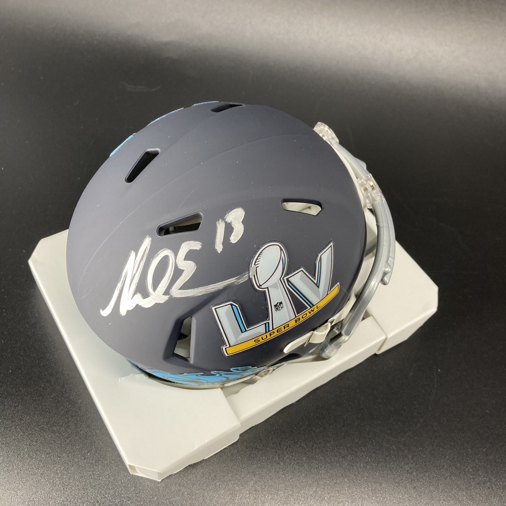 Buccaneers - Mike Evans Signed Super Bowl LV Mini Helmet | The official ...