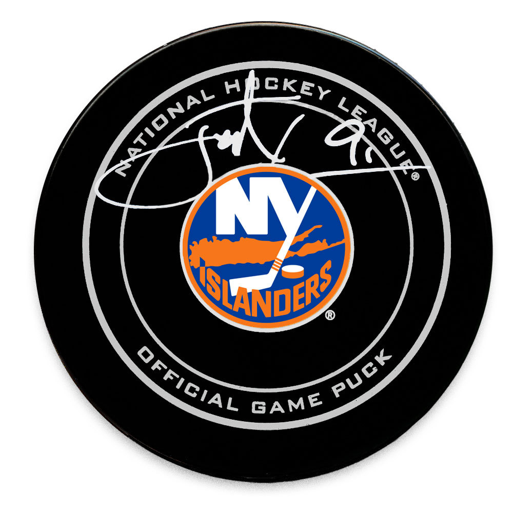 John Tavares New York Islanders Autographed Official Game Puck - NHL ...
