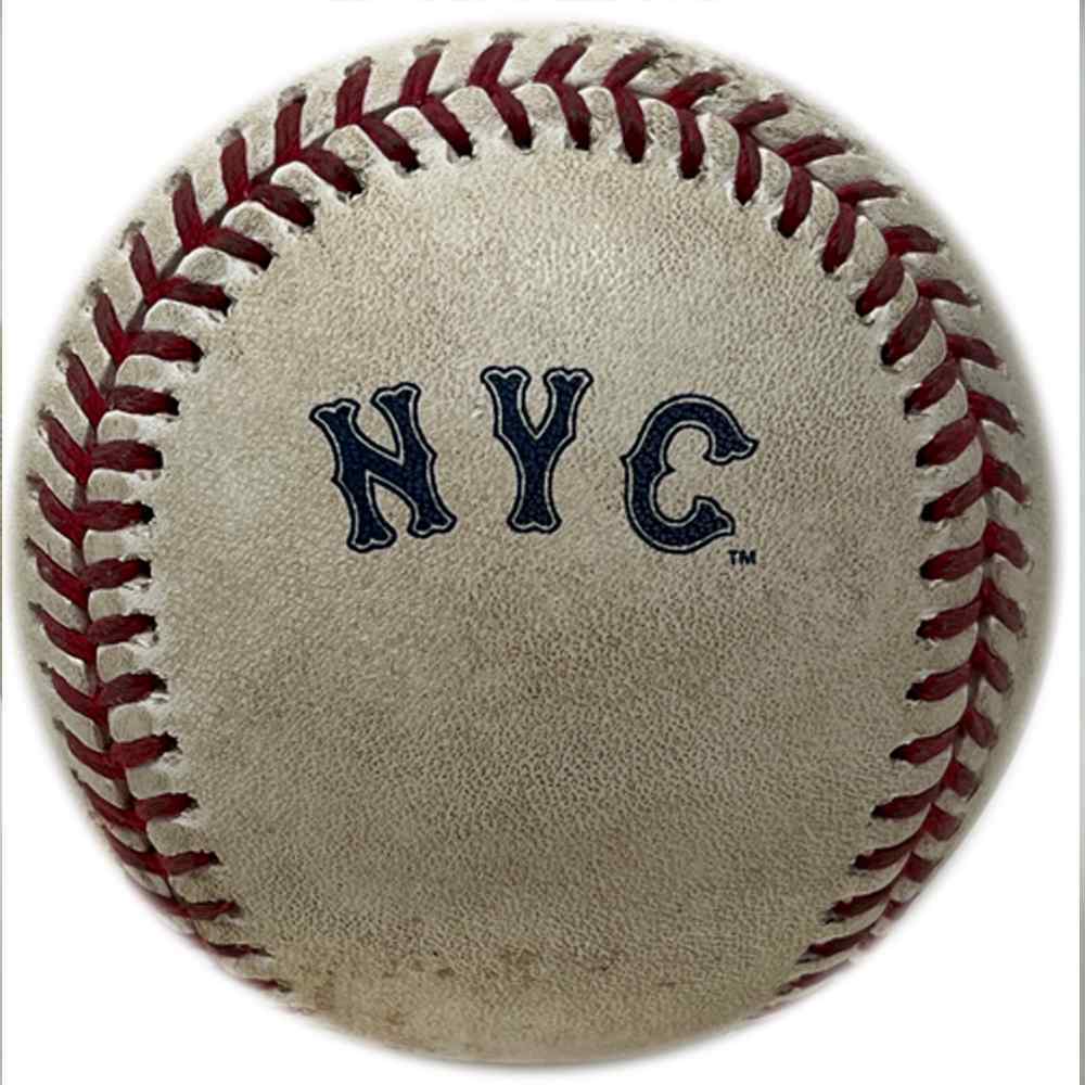 Game-Used Baseball - City Connect Logo - Hector Neris to JD Martinez ...