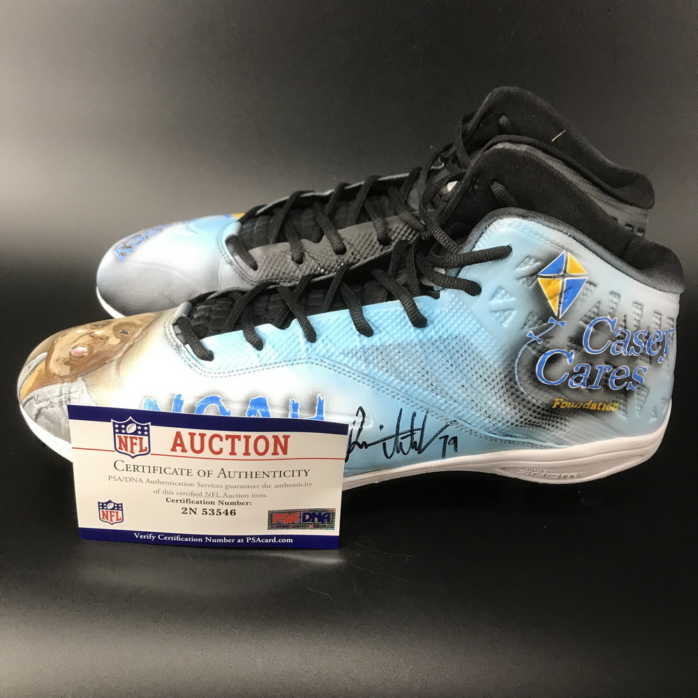 My Cause My Cleats - Ravens Ronnie Stanley Signed Game Issued Cleats ...
