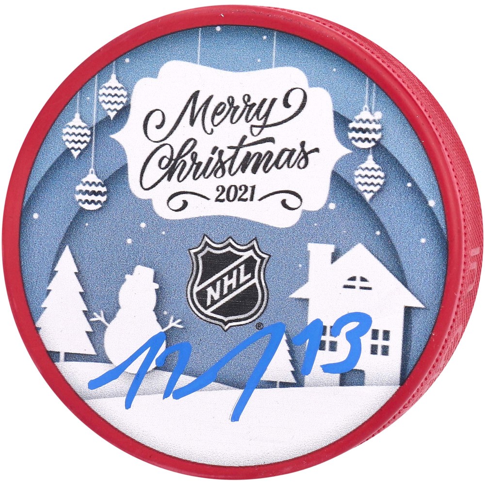 Tyler Toffoli Montreal Canadiens Autographed Happy Holidays Logo Hockey ...