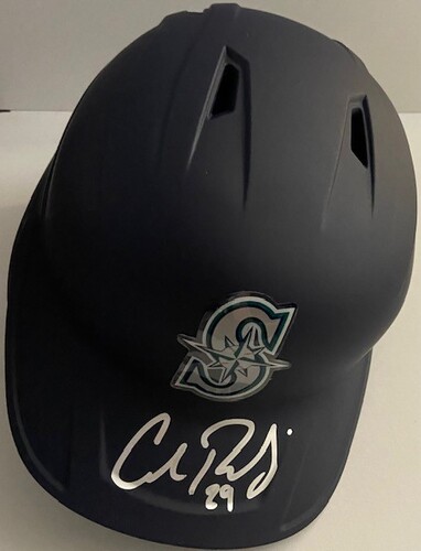 Cal Raleigh Autographed Mariners Helmet | MLB Auctions