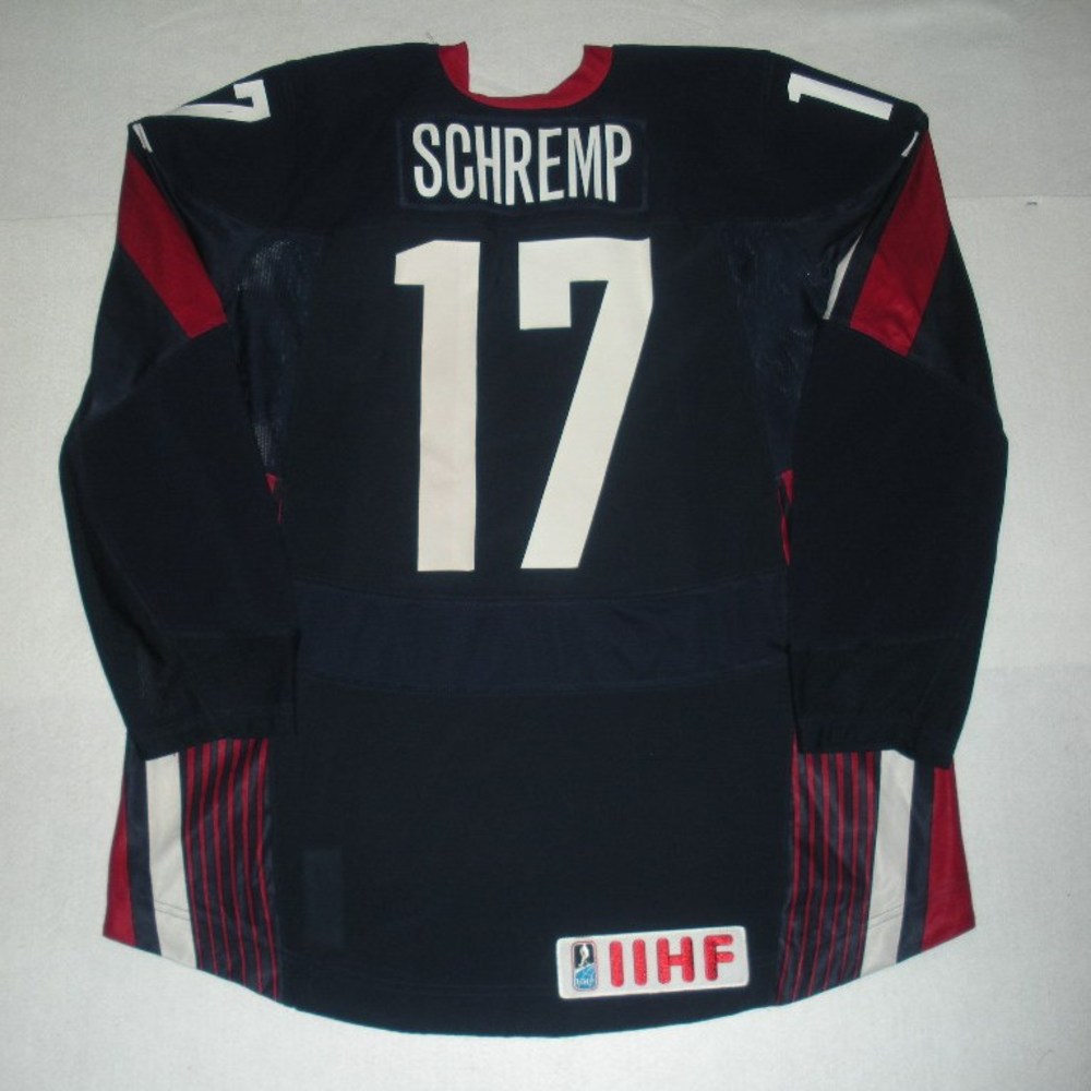 Robbie Schremp - 2006 U.S. IIHF World Junior Championship - Game-Worn ...